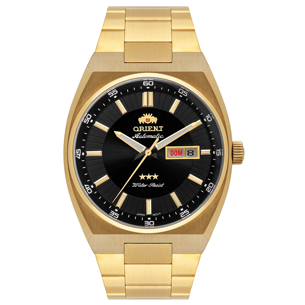 RELOGIO ORIENT AUTOMATICO MASCULINO ESPORTIVO 469GP087 DOURADO - ORIENT ...