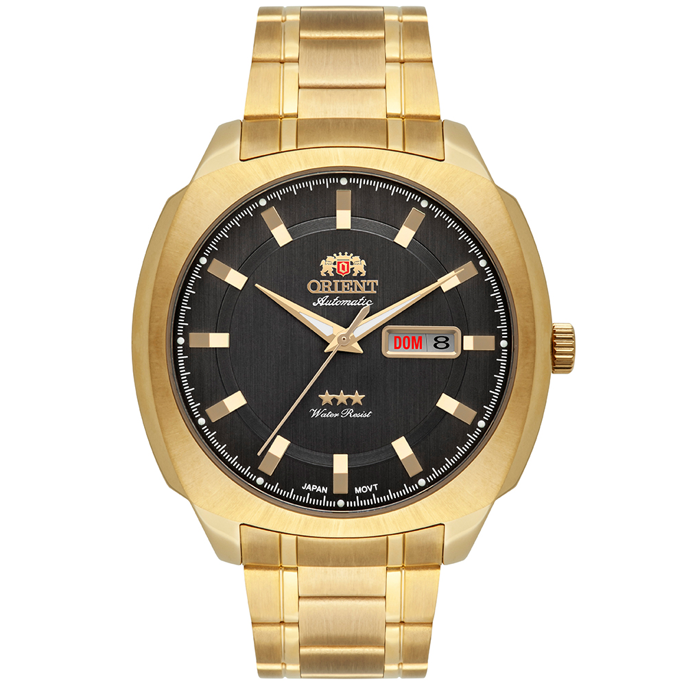 RELOGIO ORIENT AUTOMATICO MASCULINO CLASSICO F49GG022 DOURADO - ORIENT ...