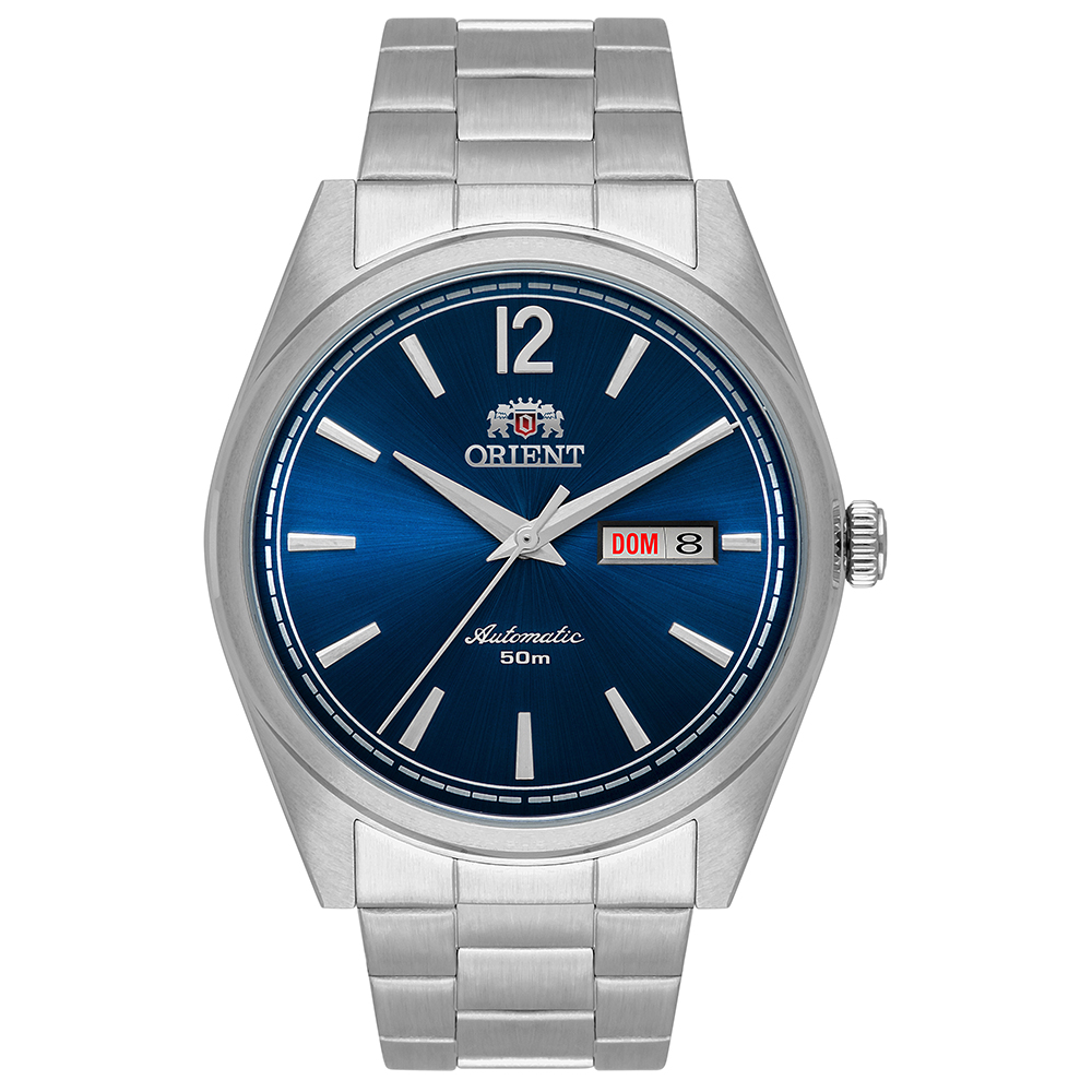 RELOGIO ORIENT AUTOMATICO MASCULINO ESPORTIVO F49SS005 PRATA - ORIENT ...