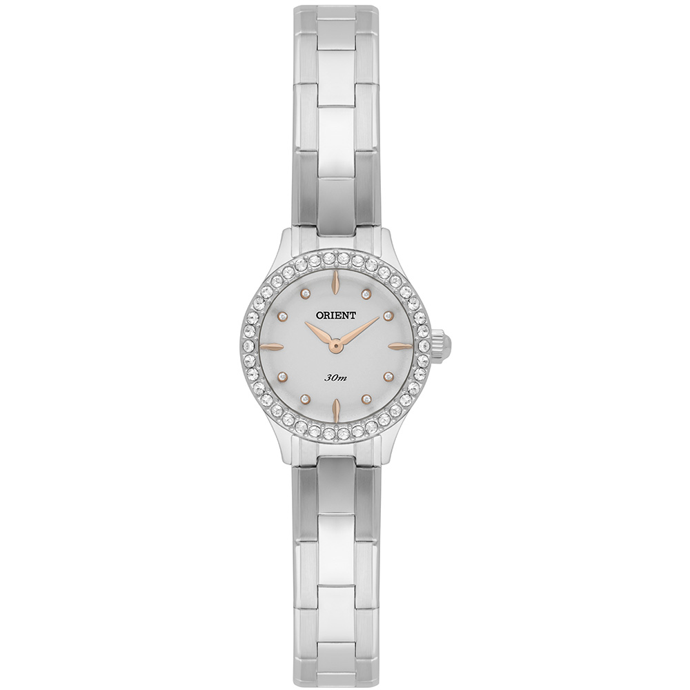 RELOGIO MINI FEMININO ANALOGICO FBSS0127 PRATA - ORIENT RELÓGIOS