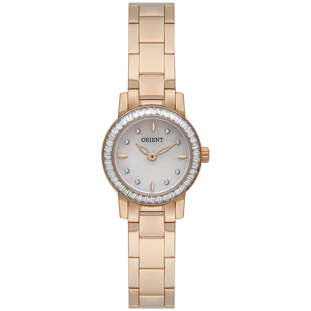 RELOGIO MINI FEMININO ANALOGICO FRSS0117 ROSEGOLD - ORIENT RELÓGIOS