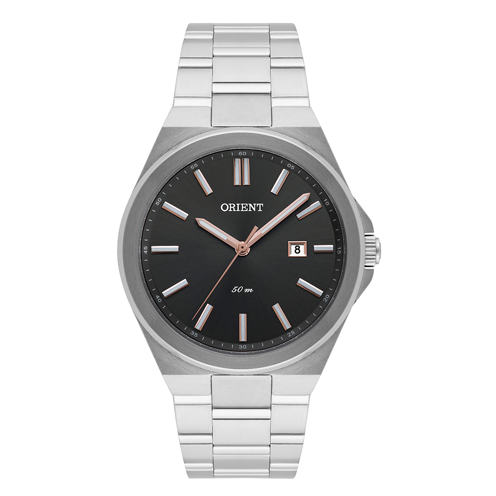 RELOGIO ORIENT MASCULINO ANALOGICO MBSS1333 PRATA - ORIENT RELÓGIOS