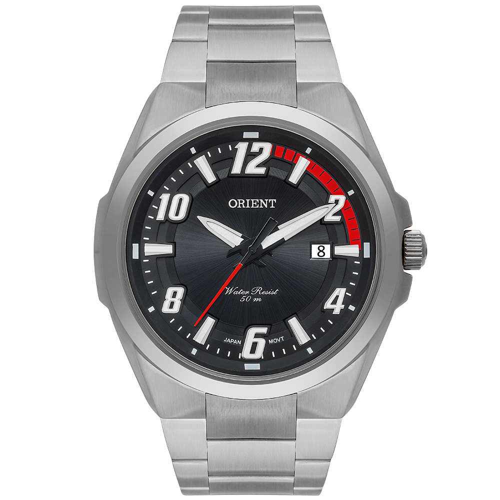 RELOGIO ORIENT SPORT MASCULINO CLASSICO MBSS1424 PRATA - ORIENT RELÓGIOS