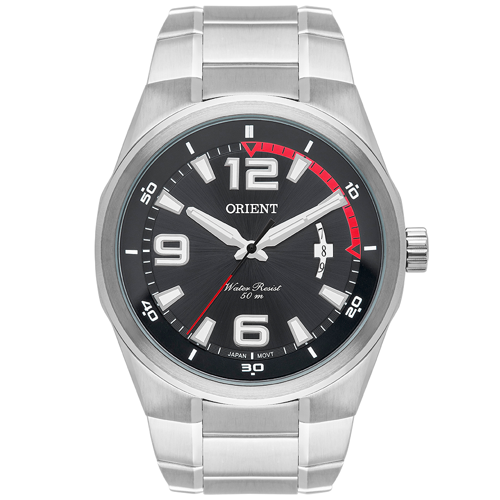 RELOGIO ORIENT SPORT MASCULINO CLASSICO MBSS1429 PRATA - ORIENT RELÓGIOS