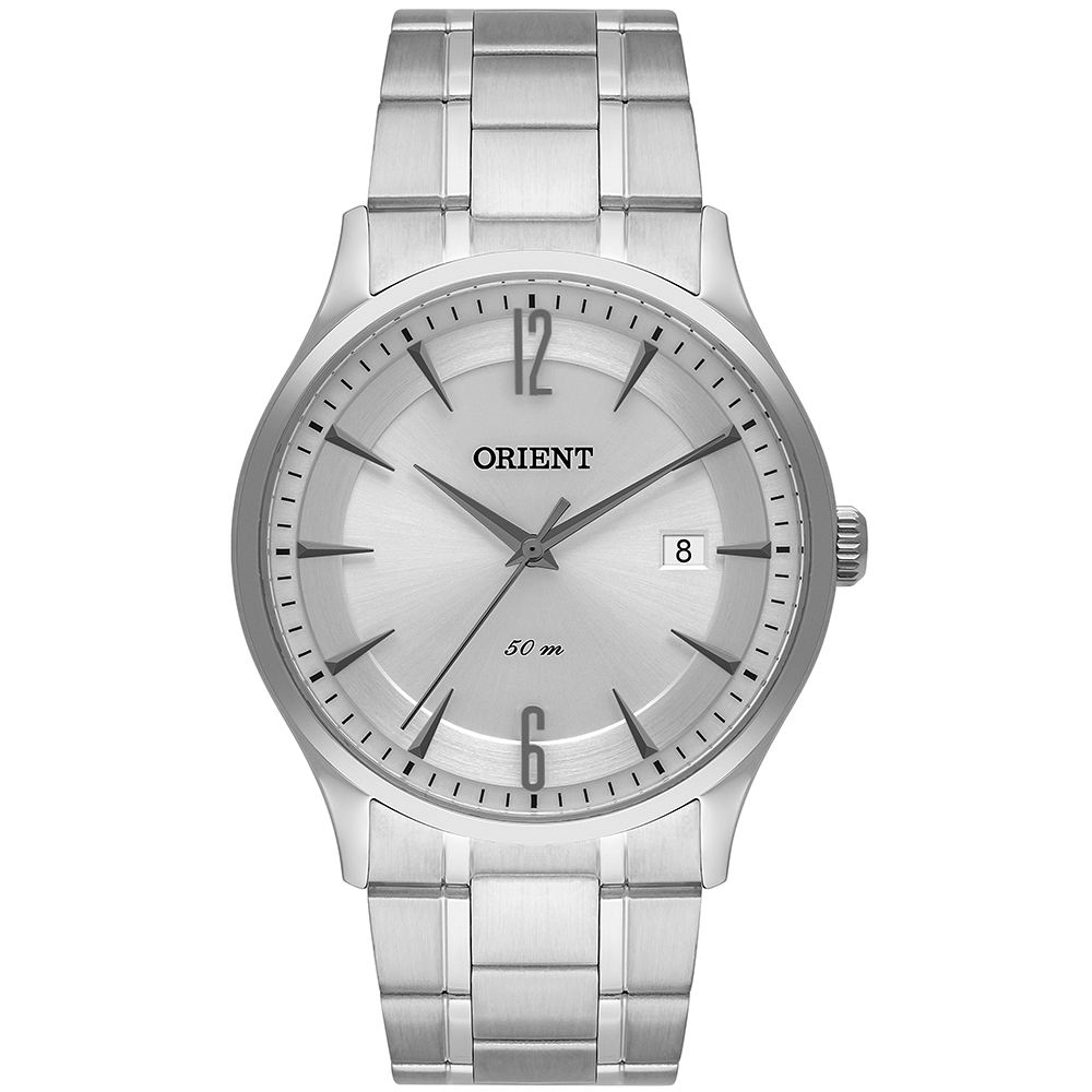 RELOGIO ORIENT ETERNAL MASCULINO CLASSICO MBSS1440 PRATA - ORIENT RELÓGIOS