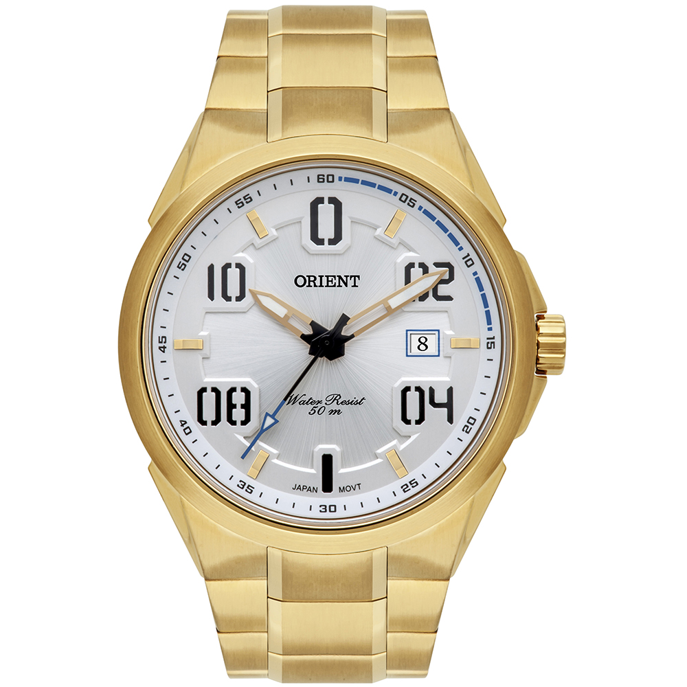 RELOGIO ORIENT NEO SPORTS MASCULINO CLASSICO MGSS1247 DOURADO - ORIENT ...