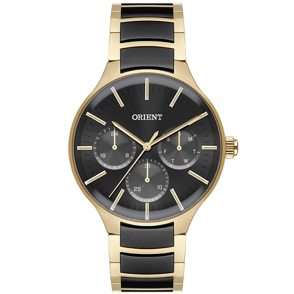RELOGIO ORIENT CERAMIC UNISSEX CLASSICO MTSKM002 PRETO - ORIENT RELÓGIOS