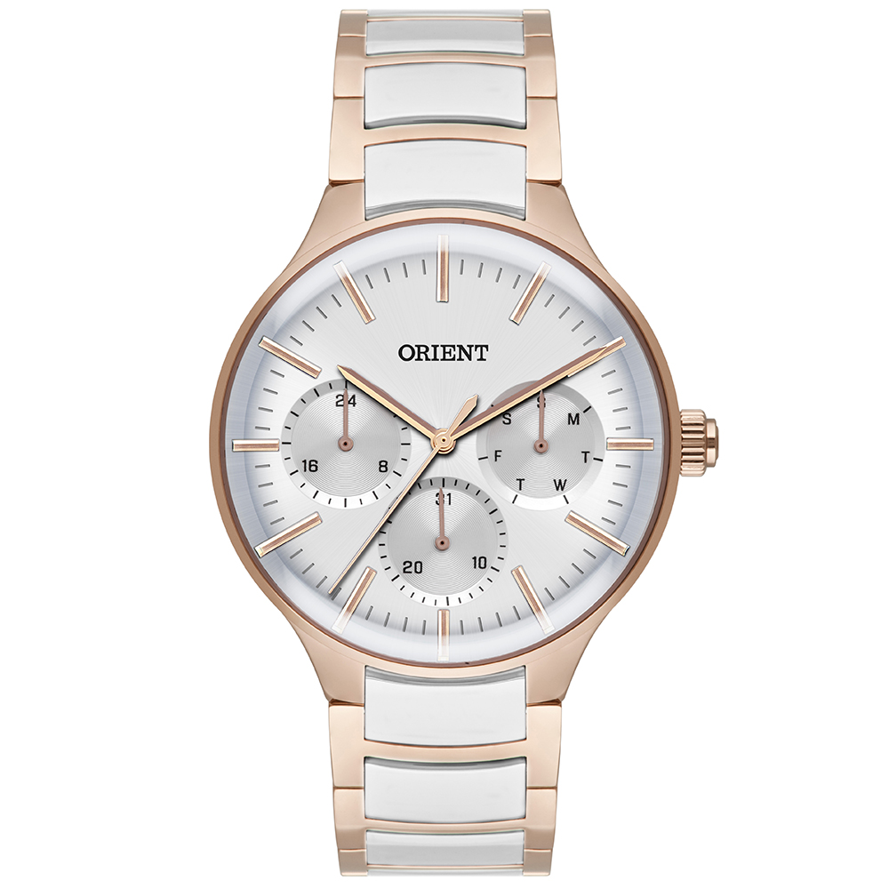 RELOGIO ORIENT CERAMIC UNISSEX CLASSICO MTSKM003 BRANCO - ORIENT RELÓGIOS